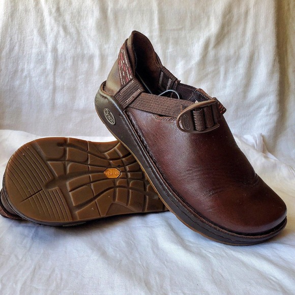 Chaco | Shoes | Chaco Womens Pedshed Leather Slip On Clogs Shoes ...
